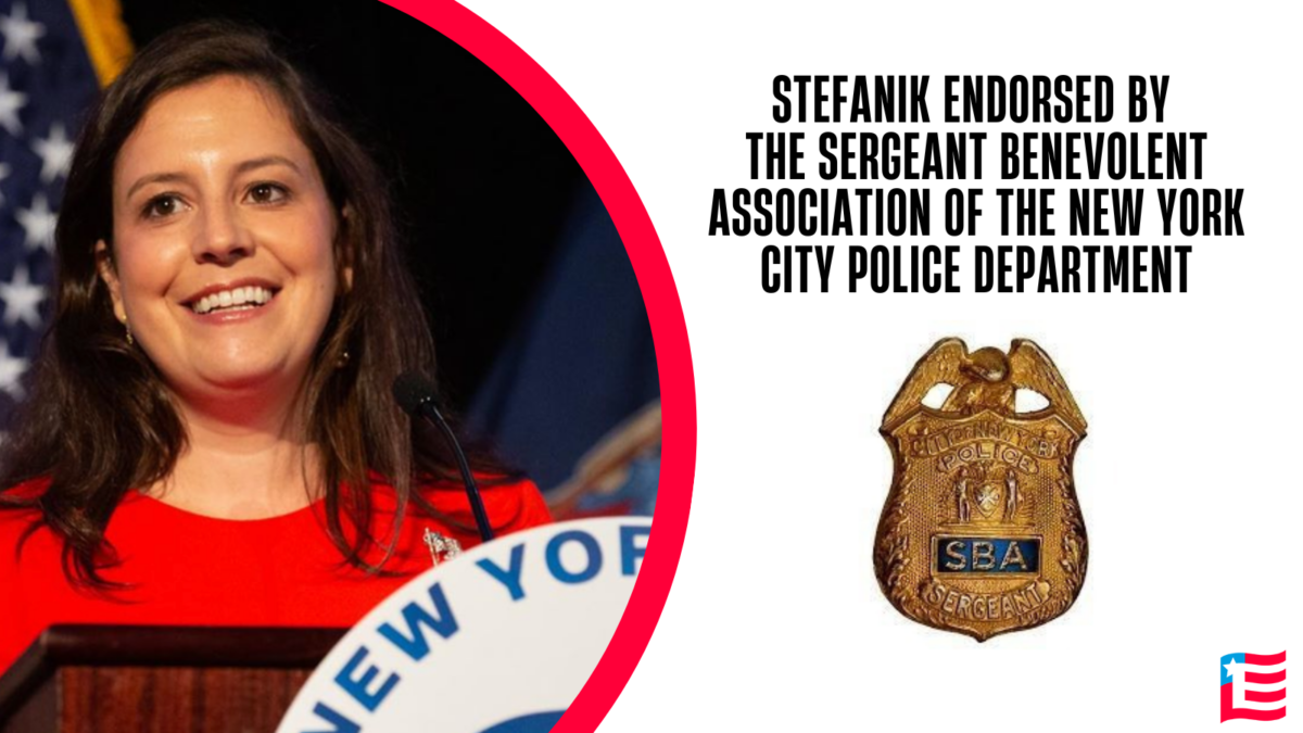 Stefanik Endorsed By The Sergeant Benevolent Association of the New ...